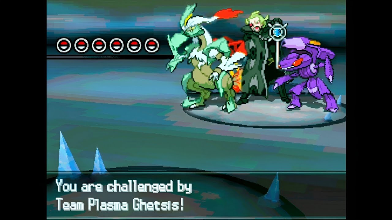 Pokemon Volt White 2 Redux - Team Plasma Boss Ghetsis, Kyurem White ...