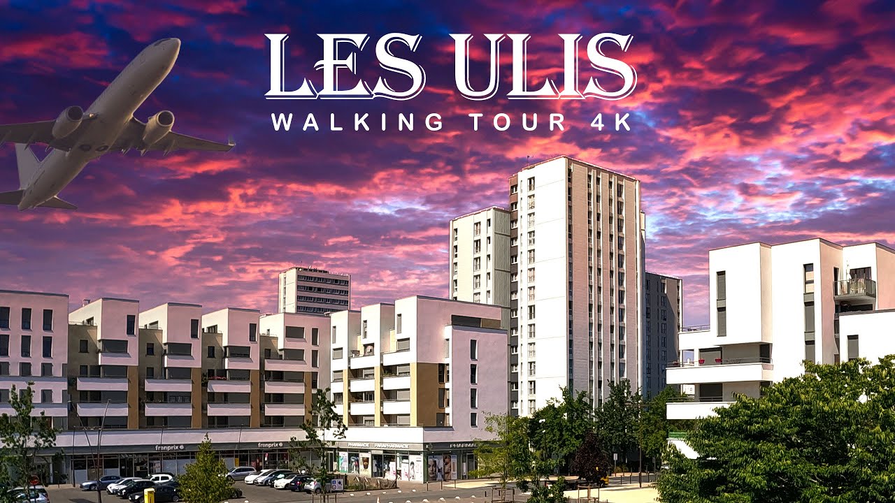 Les Ulis France Walking Tour 4k - YouTube