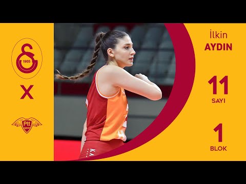 İLKİN AYDIN'ın PTT maçı performansı !🔥11 Sayı 1 Blok (GALATASARAY DAIKIN ⚔️ PTT.)