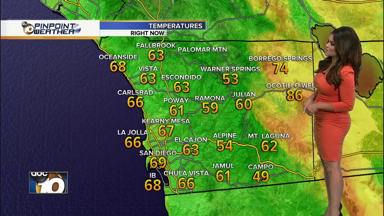 10News Pinpoint Weather with Kalyna Astrinos - YouTube