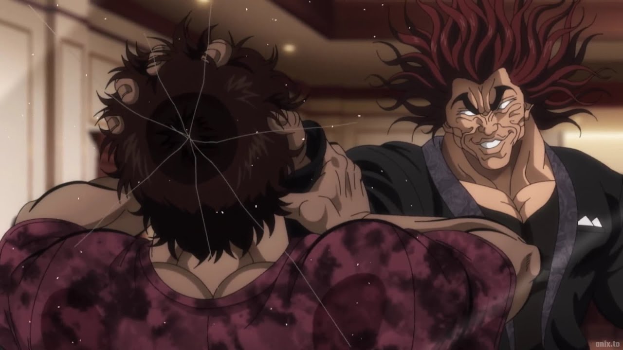 103 seconds of Yujiro Hanma being a menace - YouTube