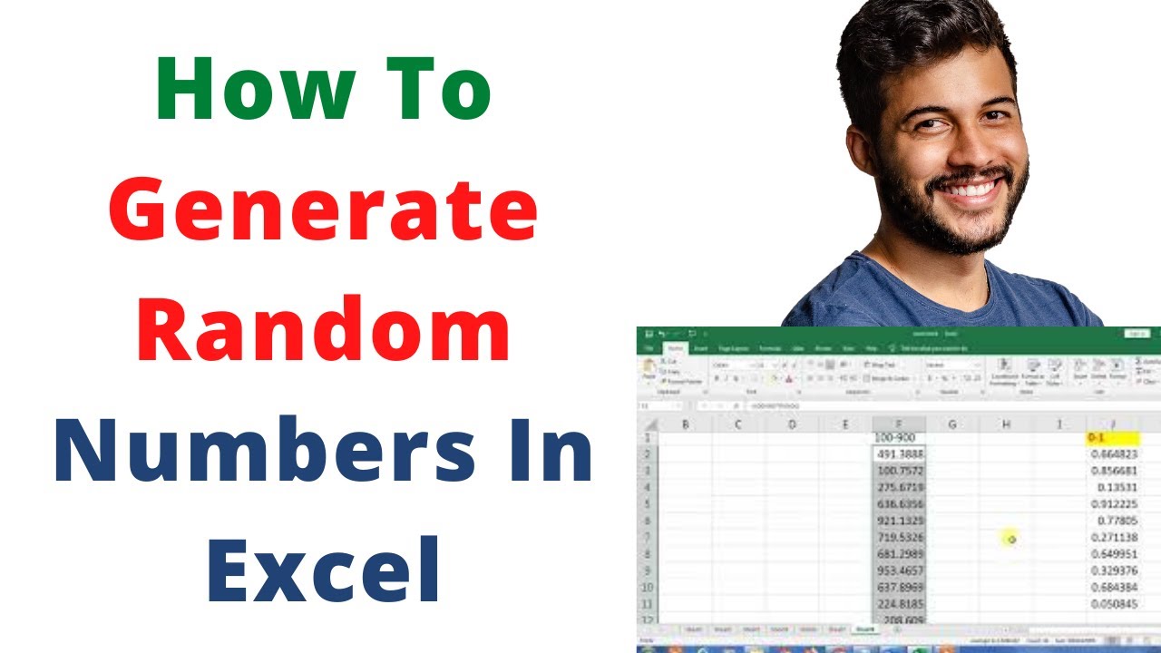 How To Generate Random Numbers In Excel Unique Random Number Generator How To Generate Random Numbers In Excel Unique Random Number Generator