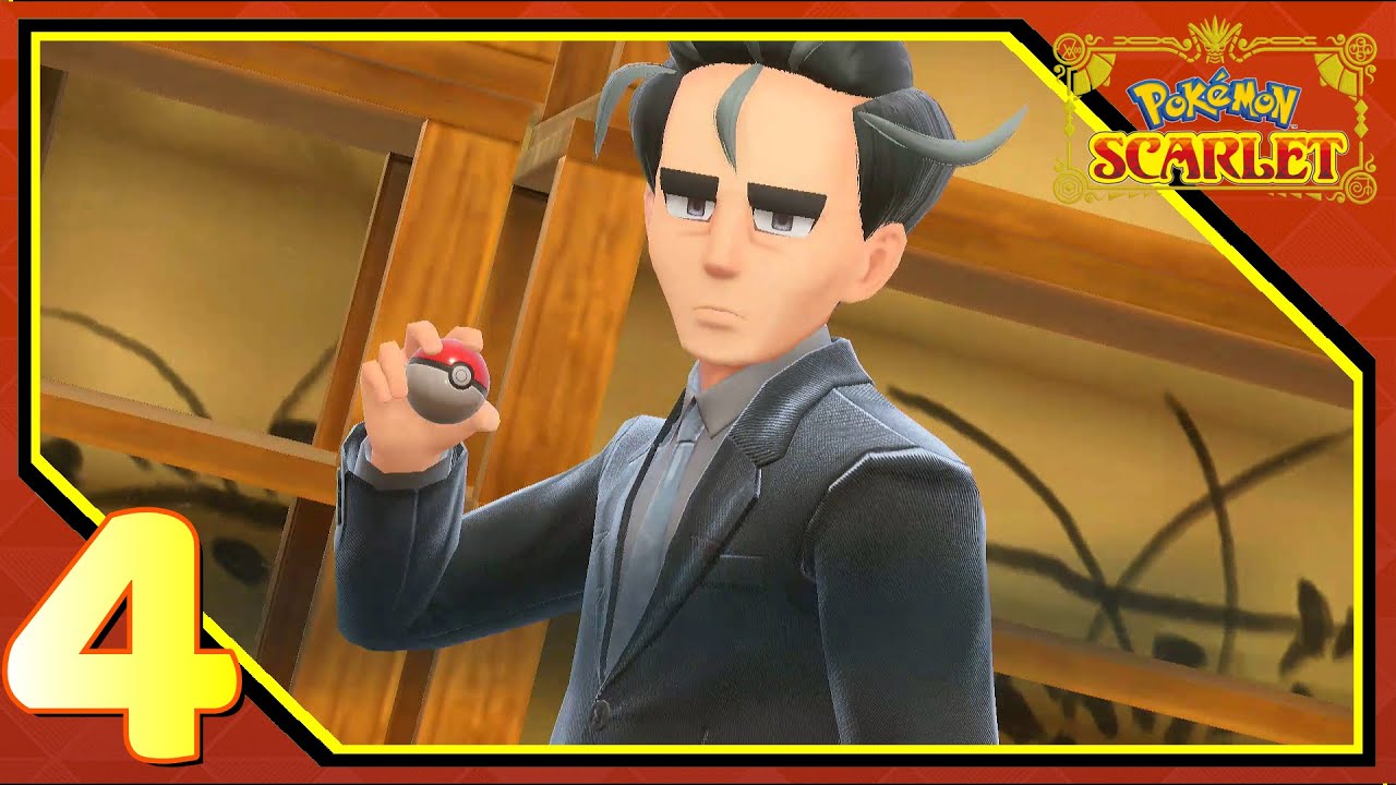 Pokemon Scarlet - Larry the Medali Gym Leader | Part 4 Nintendo Switch ...