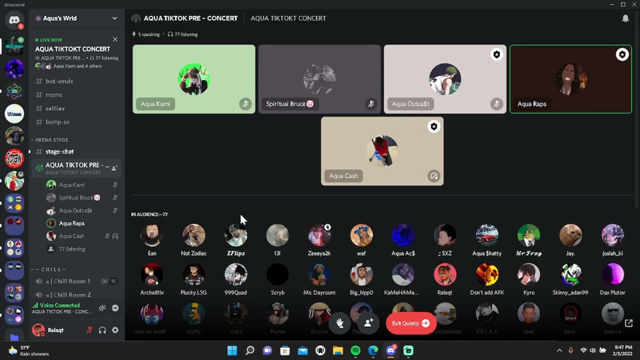 Aqua Raps Concert#6 - YouTube