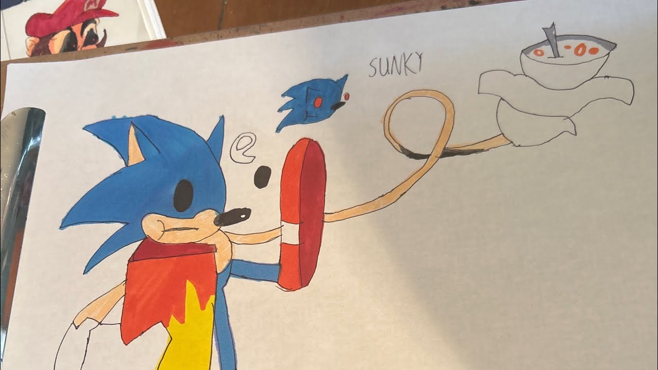 How to draw Sunky - YouTube