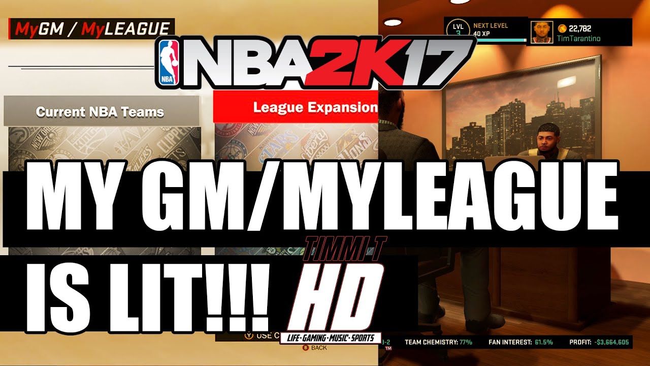 NBA 2K17 News | MyGM/MyLeague (EXPANSION TEAMS+ALL DETAILS!) - TimmiTHD ...