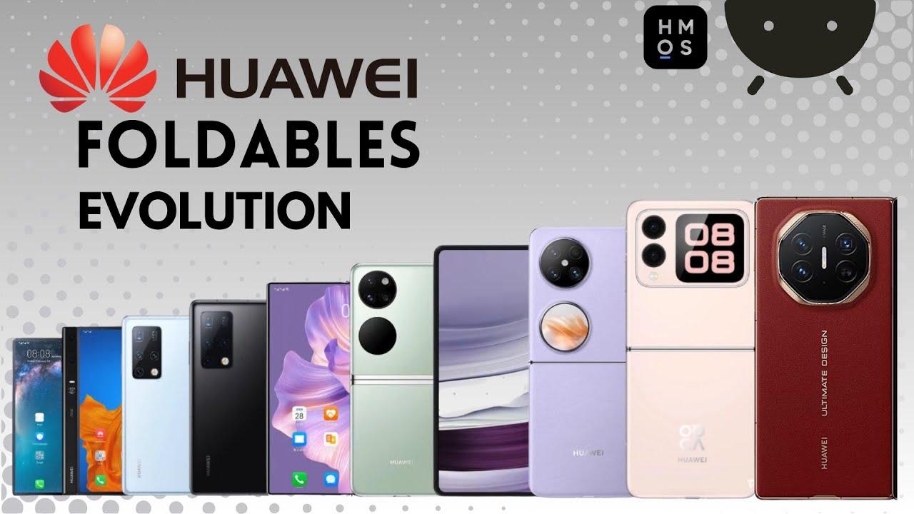 Evolution of Huawei Foldable Phones - YouTube