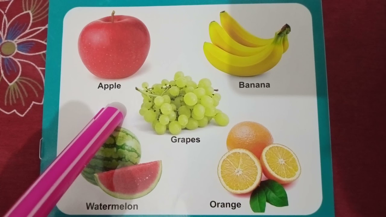 Fruits Learning - YouTube