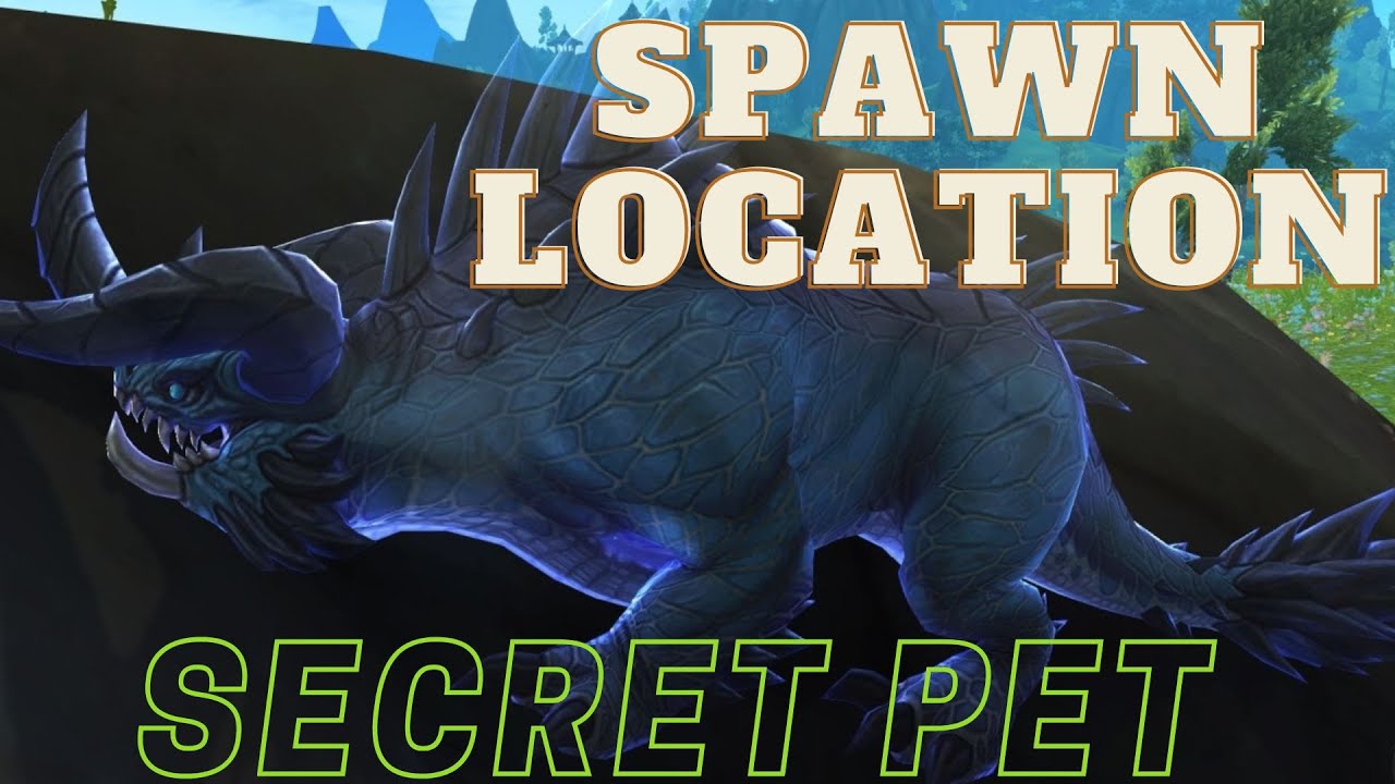 SECRET HUNTER PET *BloodGullet* Spawning location - YouTube