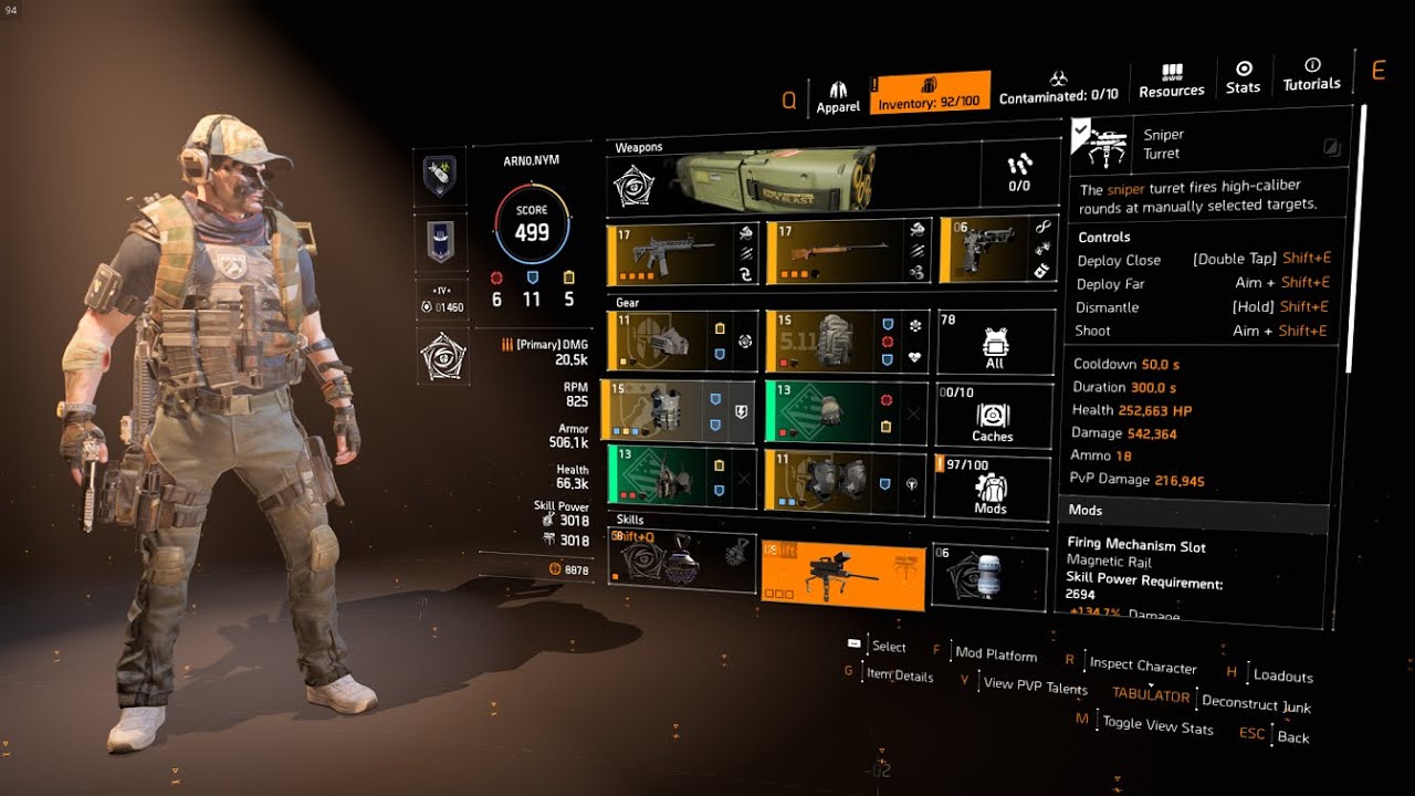 Tom Clancy's The Division 2 PVP - Sniper Turret Action - YouTube