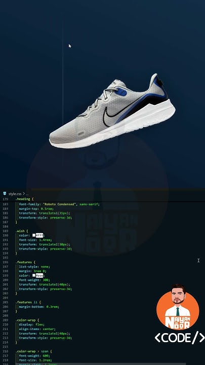 3D Product Card by Naiyan Noor #naiyannoor #codeprojects #webdesign #codeproject #coding # ...