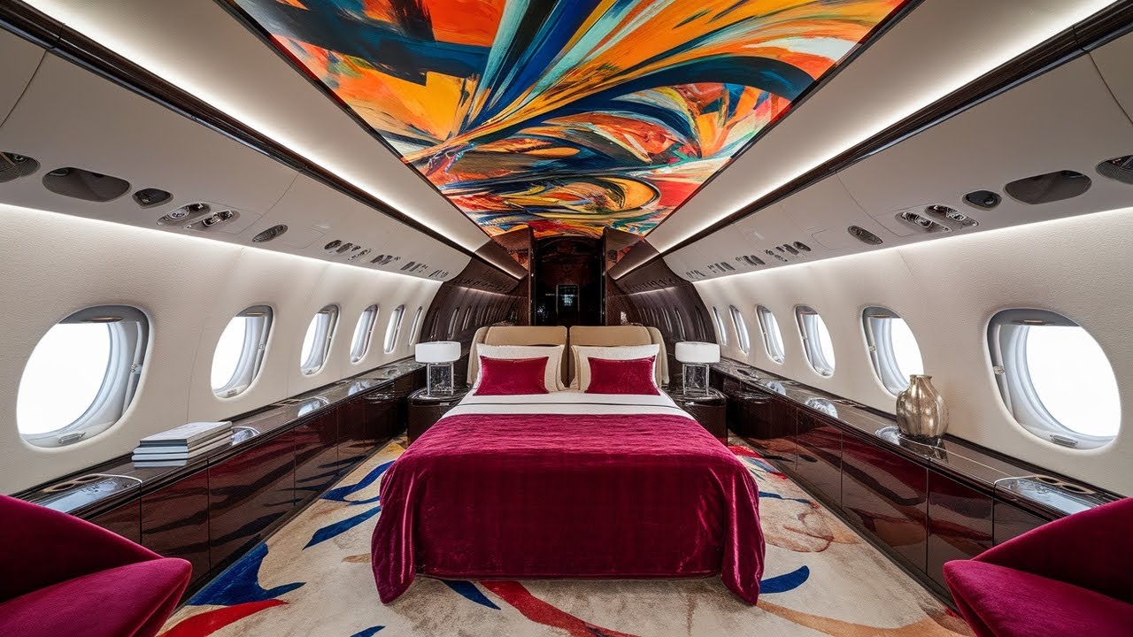 Inside The Latest Private Jet Interior Design Trends For 2025 - YouTube