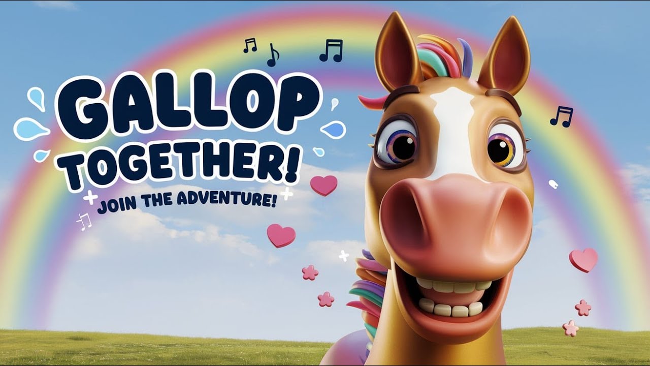 Gallop, Gallop! Ride with Me – Fun Kids Song About Horses! 🐴 3D ...