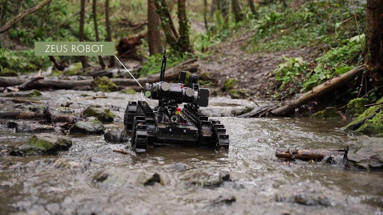 ZEUS, an EOD and CBRNe robot capable of working in a wide range of outdoor environments. - YouTube