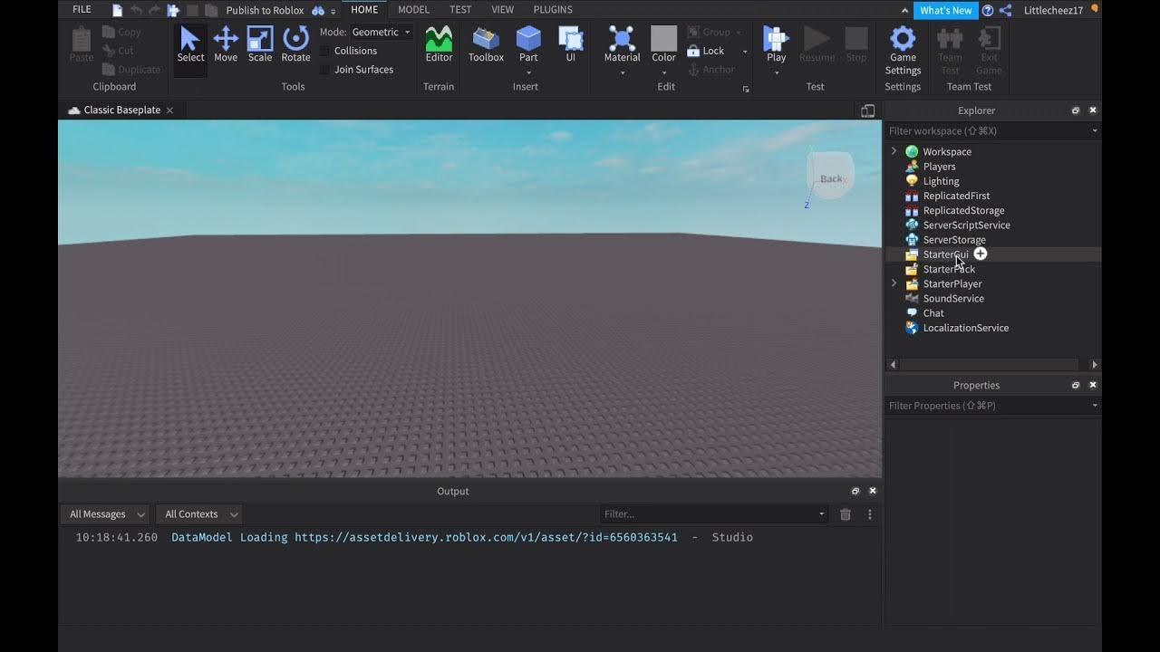 Roblox Studio start screen tutorial - YouTube