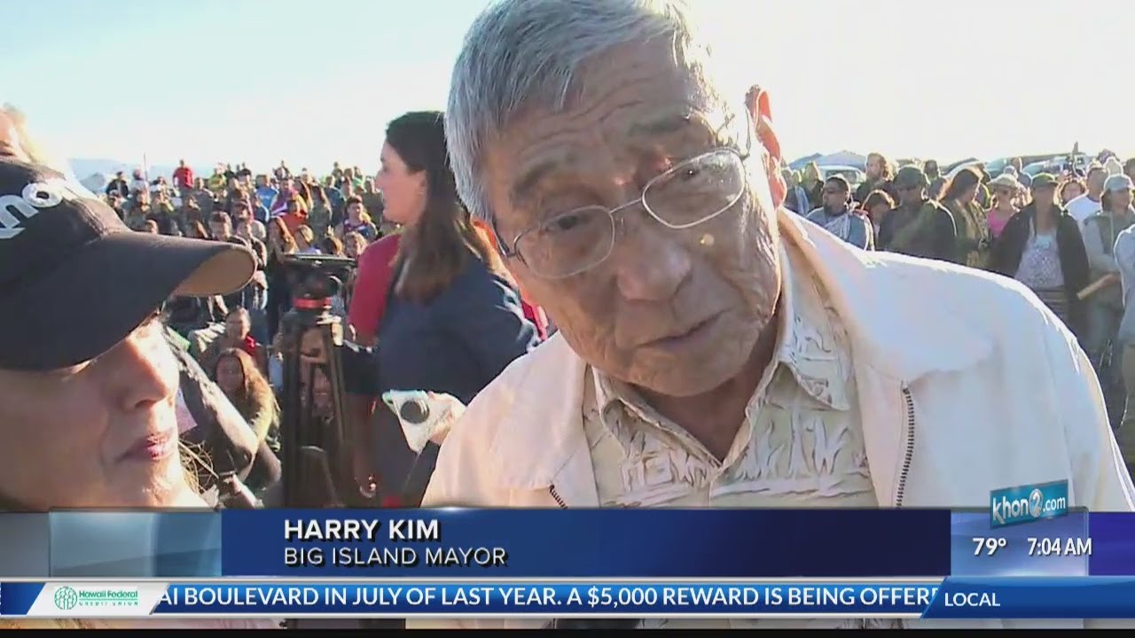 Hawaii County Mayor Harry Kim is now looking for a solution as day ten ...