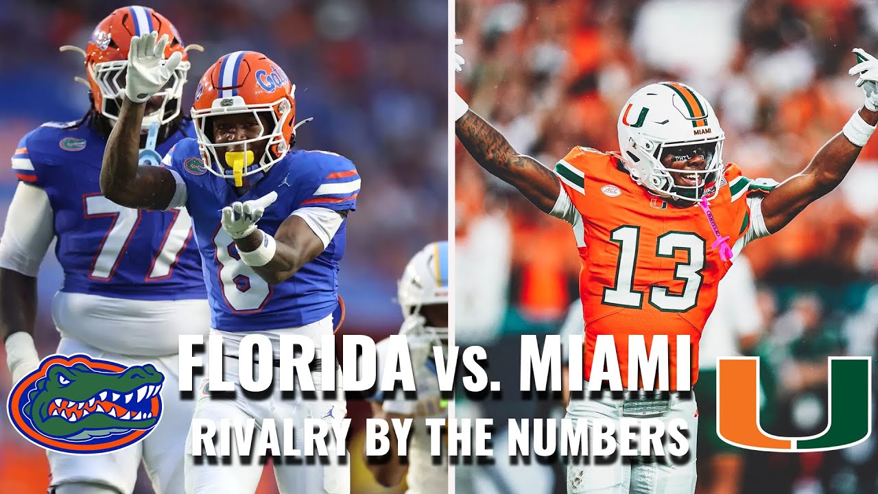Florida vs. Miami: The Rivalry By The Numbers - YouTube