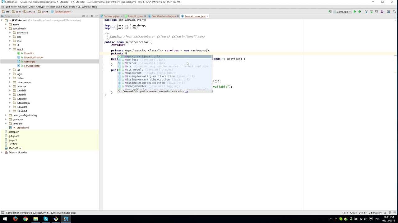 JavaFX Game Development: Event Bus - YouTube