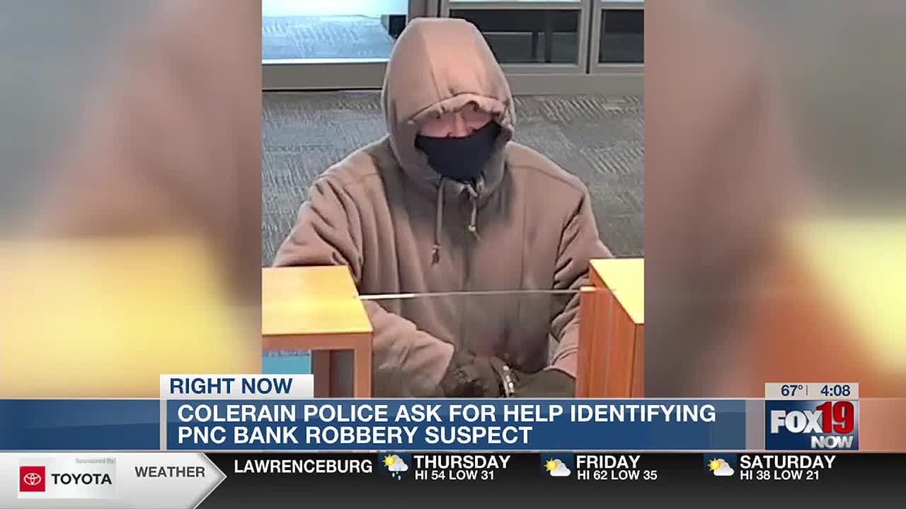 Colerain police release photos of suspected PNC Bank robber - YouTube