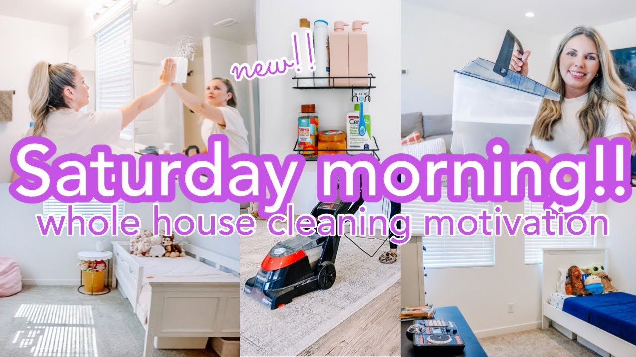 NEW SATURDAY MORNING CLEANING MOTIVATION || 2023 CLEANING MOTIVATION ...