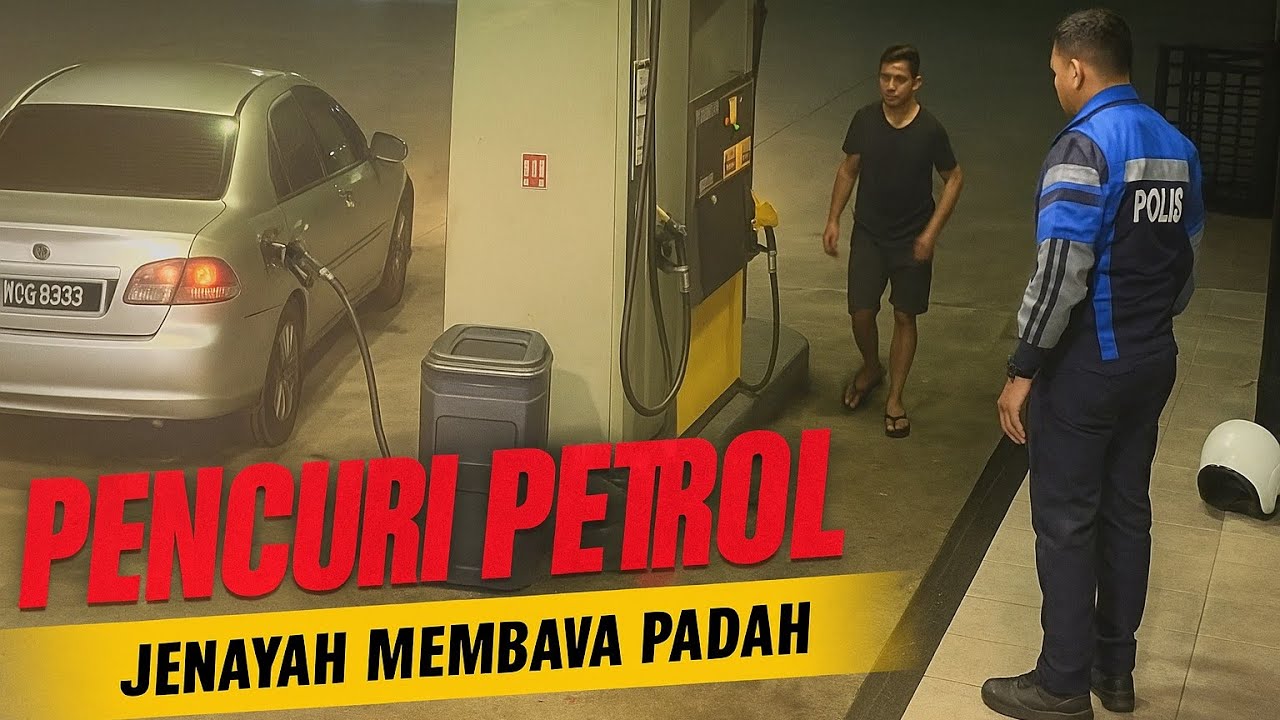 LELAKI LARI LEPAS ISI MINYAK RM105 TERIMA PADAH 🔴CCTV RAKAM PENIPUAN SUBUH DI PETRON - YouTube