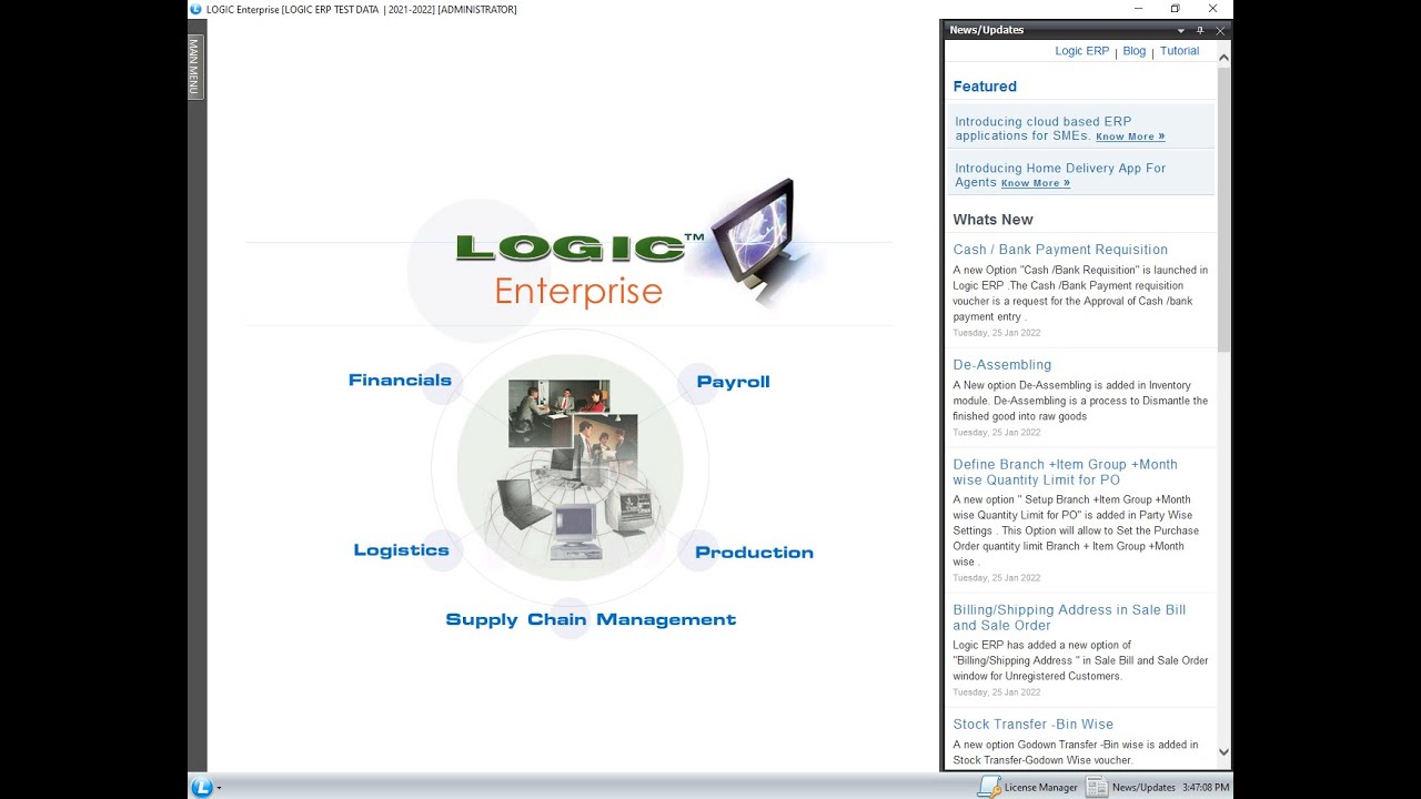 HOW TO INSTALL NEW UPDATIONS IN LOGIC ERP? - YouTube