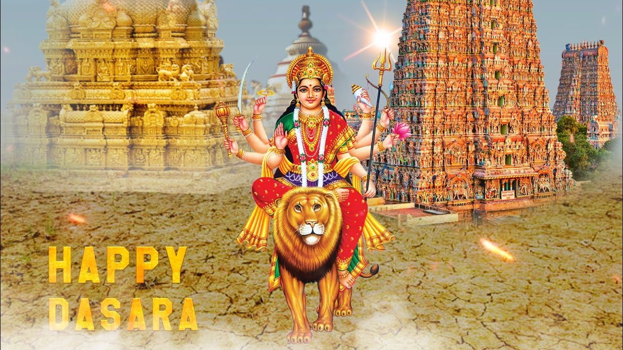 HD devotional dasara background video Editing template || hd devotional template video || - YouTube