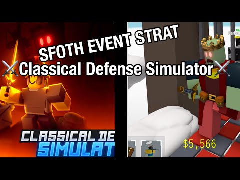 How To Beat The SFOTH Event on Classical Tower Defense/Old TDS (Roblox ...