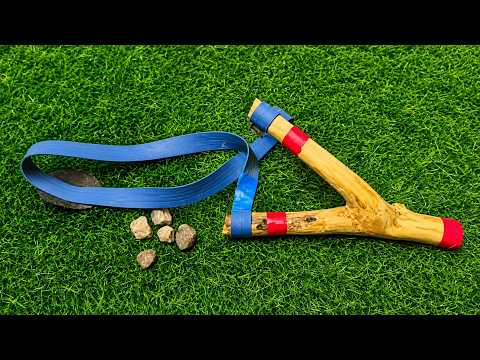How to make a very Easy Tree Branch Slingshot