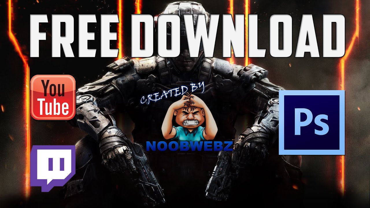 Call of Duty: Black Ops 3 Free Gaming Overlays @N00BWebZ - YouTube