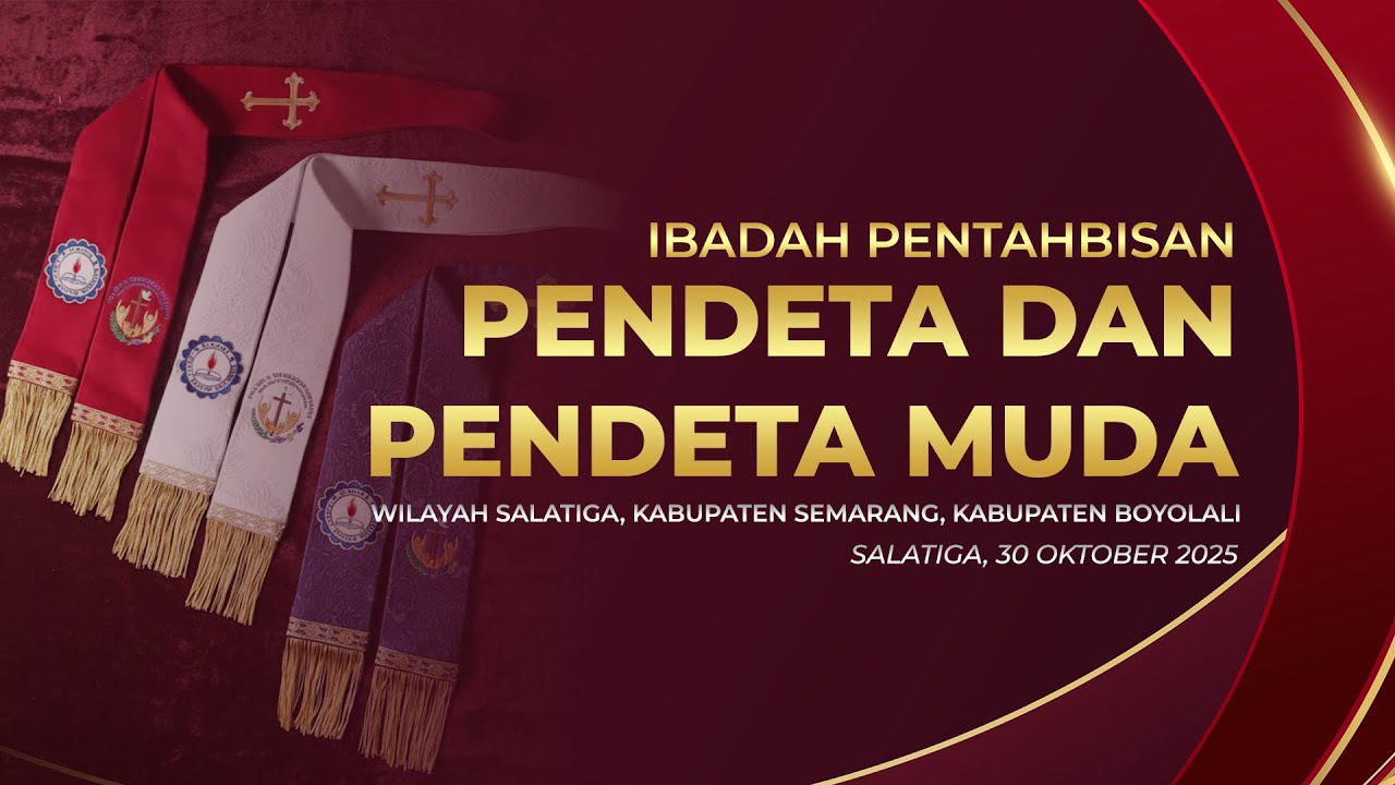 IBADAH PENTAHBISAN PENDETA DAN PENDETA MUDA SINODE JKI - SALATIGA 30 ...