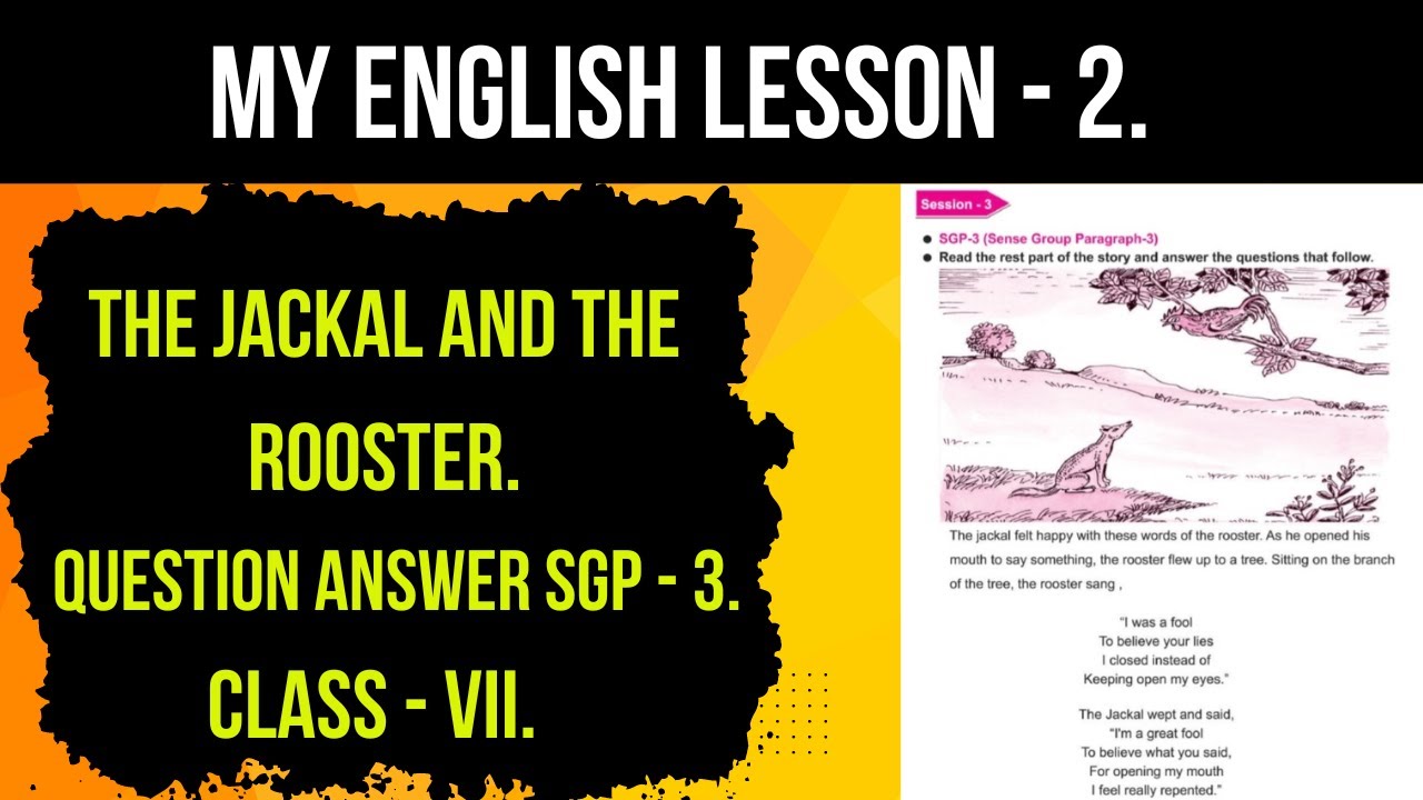 my english class 7 lesson 2 question answer sgp 3 | class 7 english chapter 2 sgp 3 question ...