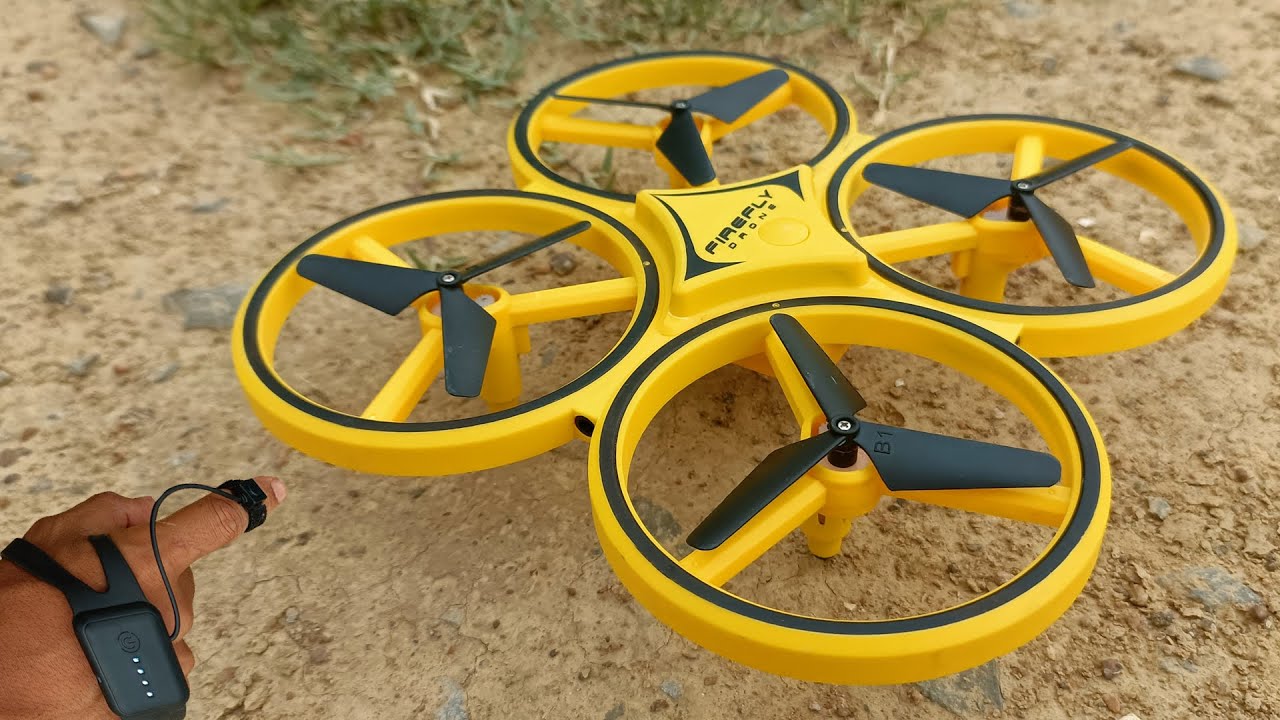 New amazing Hand Control RC Drone Unboxing And Fly Test - YouTube