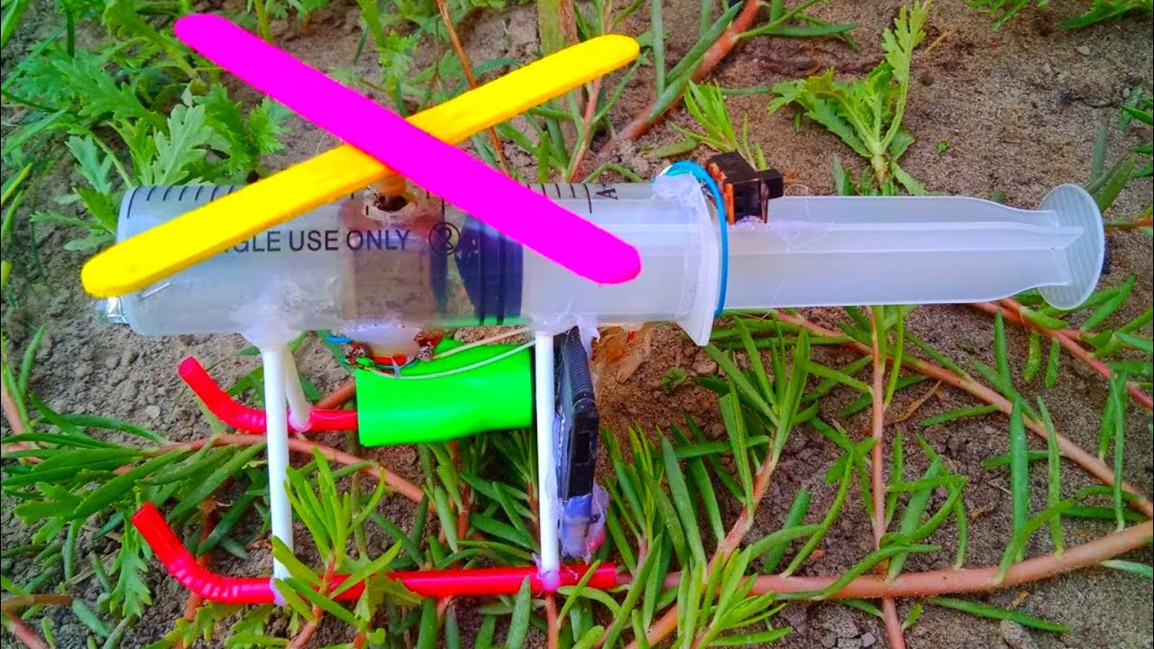 NCS DIY 3 - How To Make Mini Electric Helicopter Life Hacks - YouTube