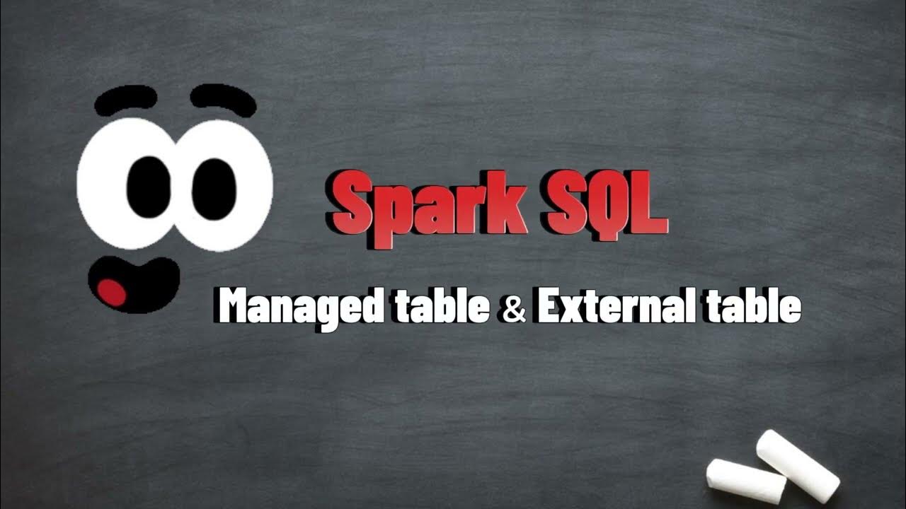 Spark SQL - managed table vs external table - YouTube