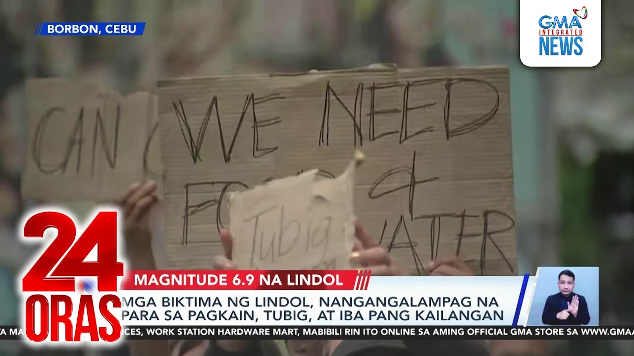 Mga biktima ng lindol, nangangalampag na para sa pagkain, tubig, at iba ...