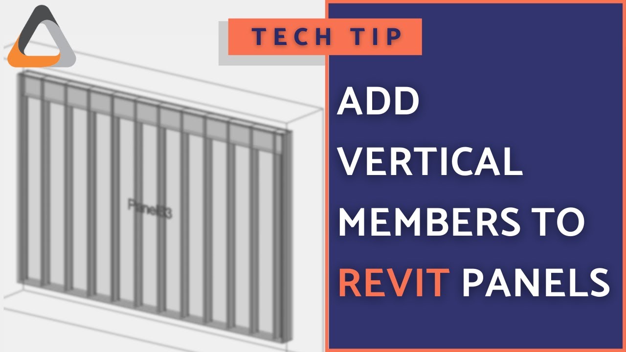 Add Extra Vertical Members to a Revit Panel - YouTube
