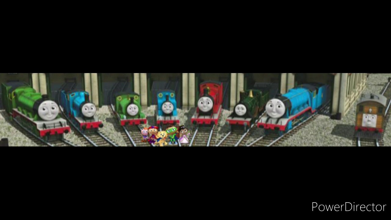 Thomas and the Original Steam Team meets the Super Readers - YouTube