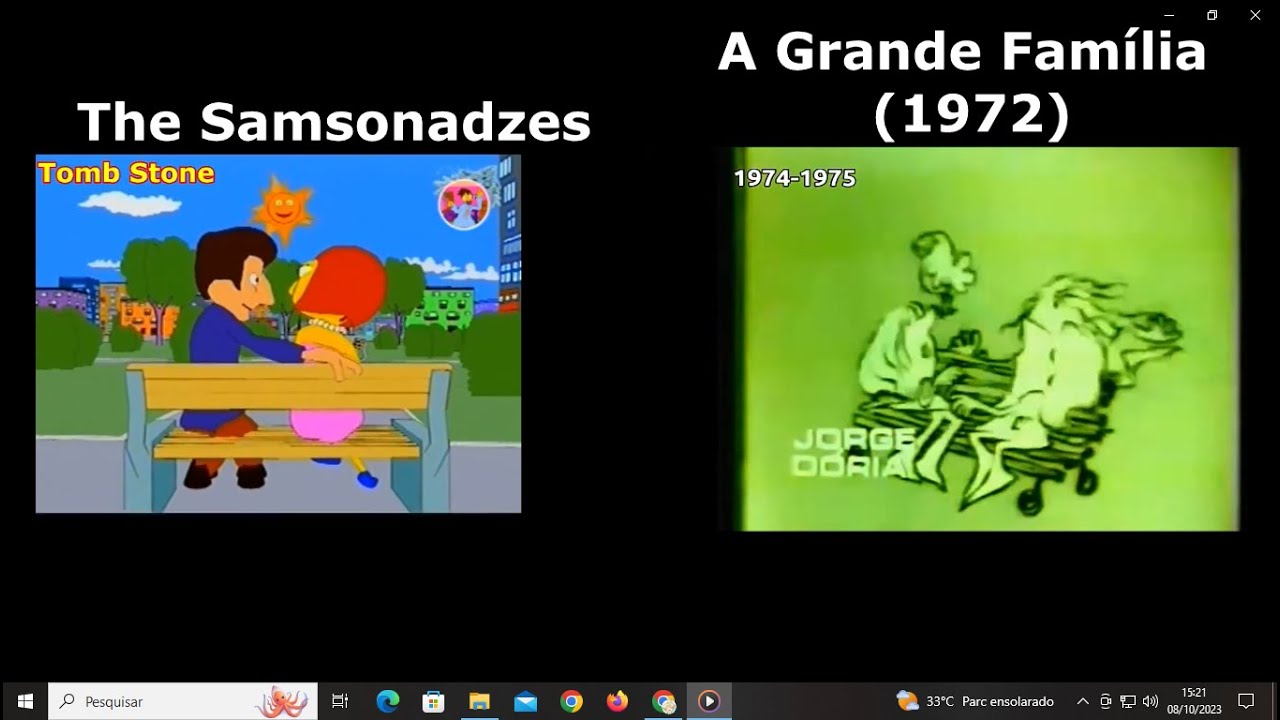The Samsonadzes and A Grande Família openings compared - YouTube