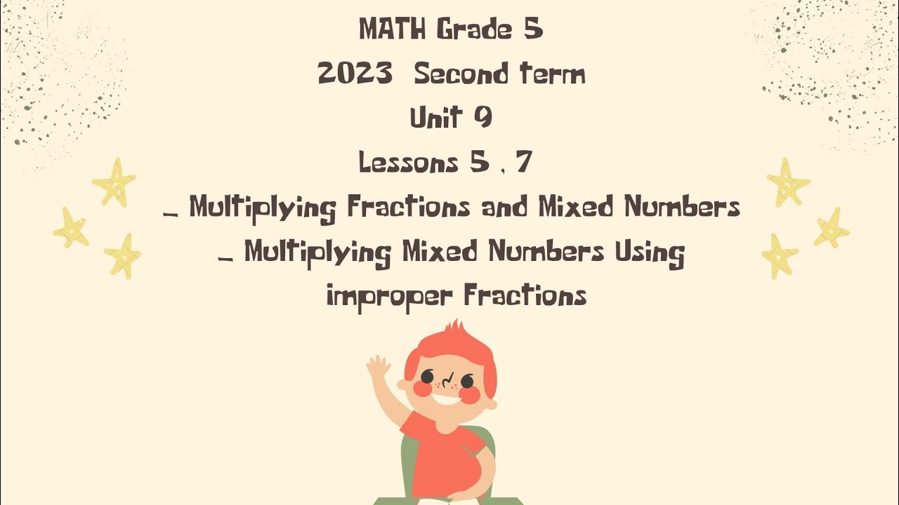 ماث صف خامس لغات math grade 5 second term unit 9 Lessons 5,7 ...