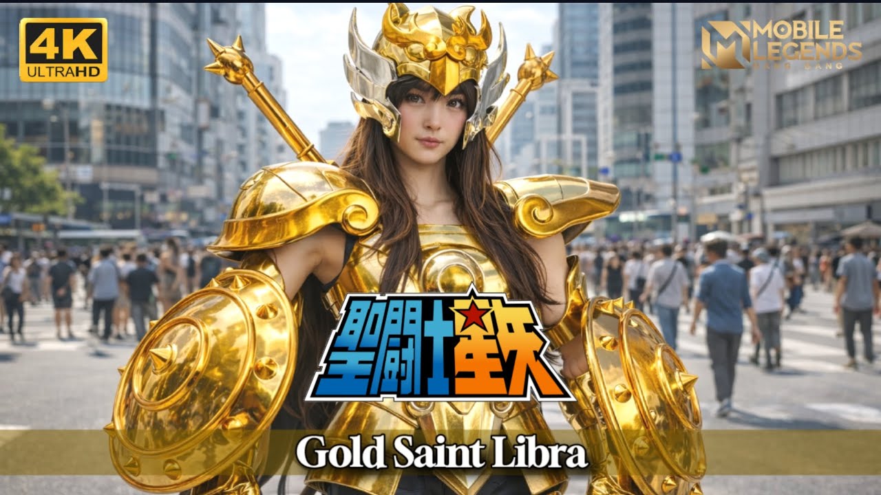 Gold Saint Libra in Real Life - Saint Seiya Live Action Cosplay # ...