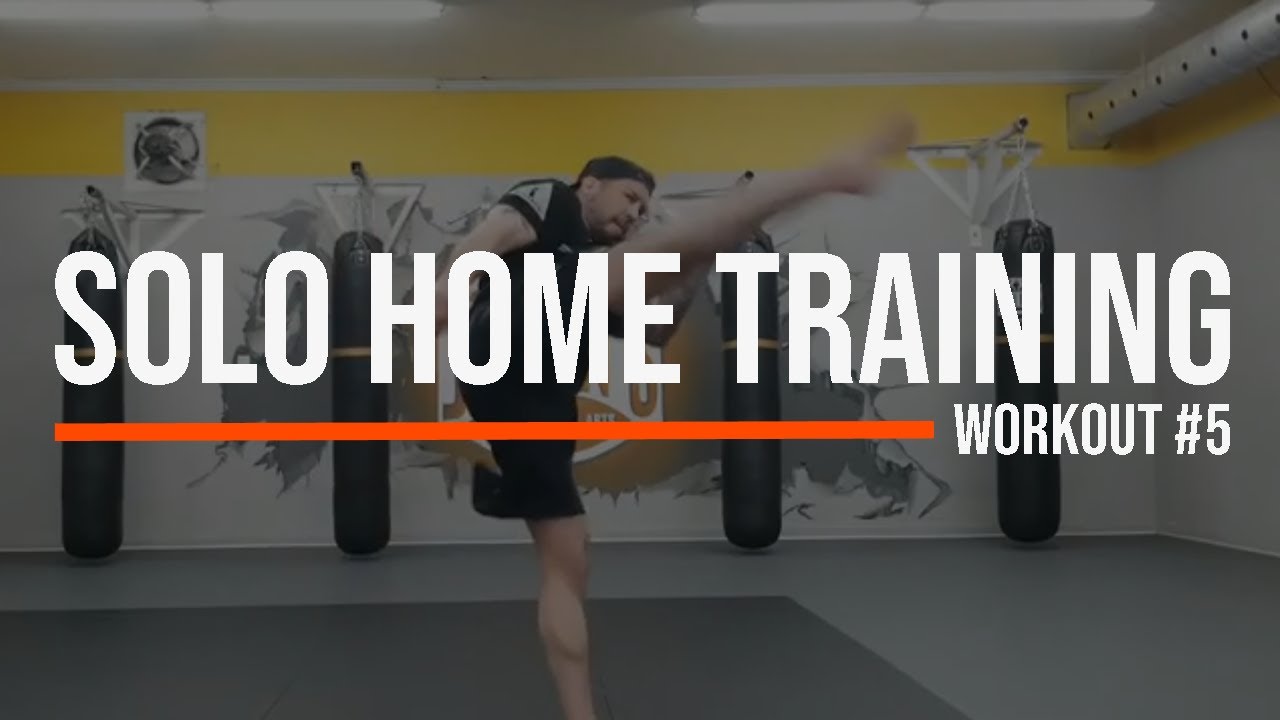 MMA Striking Workout #5 - Beginner (Boxing/Muay Thai) - Train at home! - YouTube