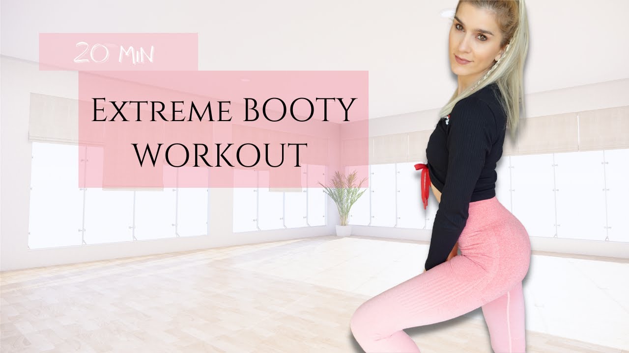 20 MIN Extreme Booty Shaping Workout! Bodyweight. No Breaks. Feel the ...