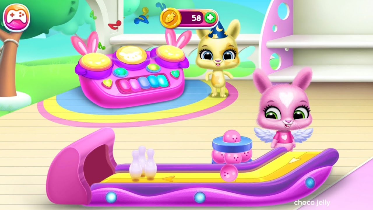 BUNNSIES - Play with cute bunnies and fun mini games 🐰 - YouTube