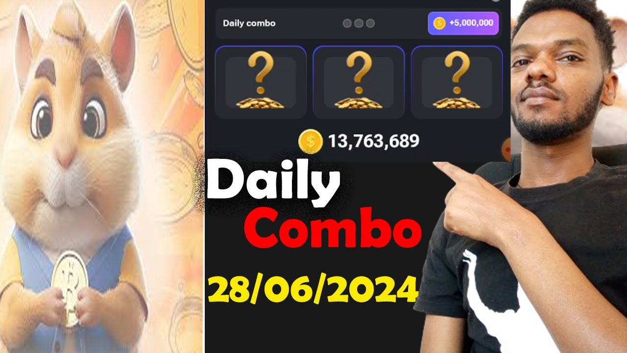 Hamster daily combo for 28/06/2024 @hamster_Kombat - YouTube
