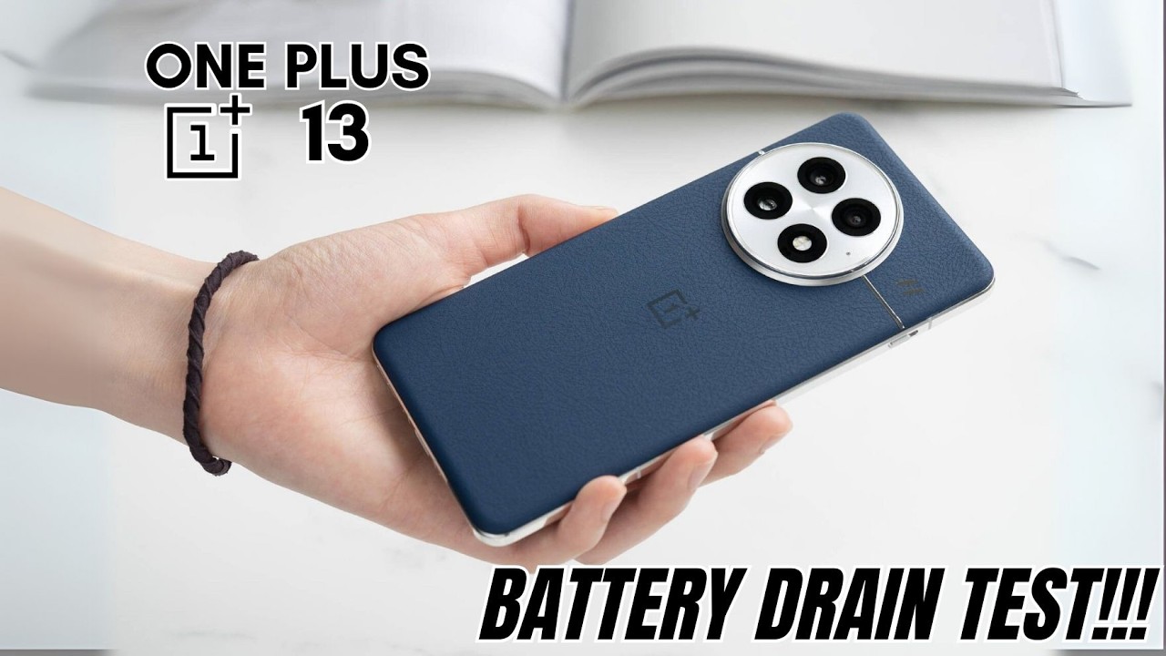 One Plus 13 - BATTERY DRAIN TEST! - YouTube