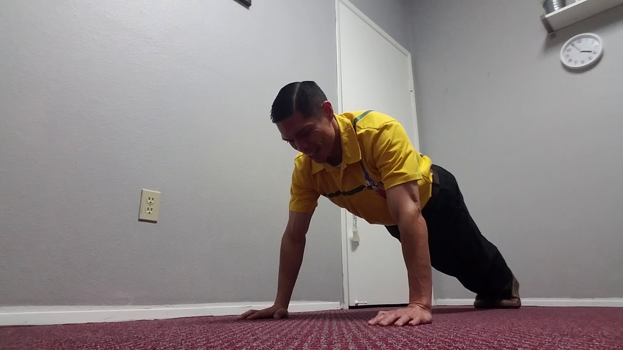 100 full range of motion push ups! - YouTube