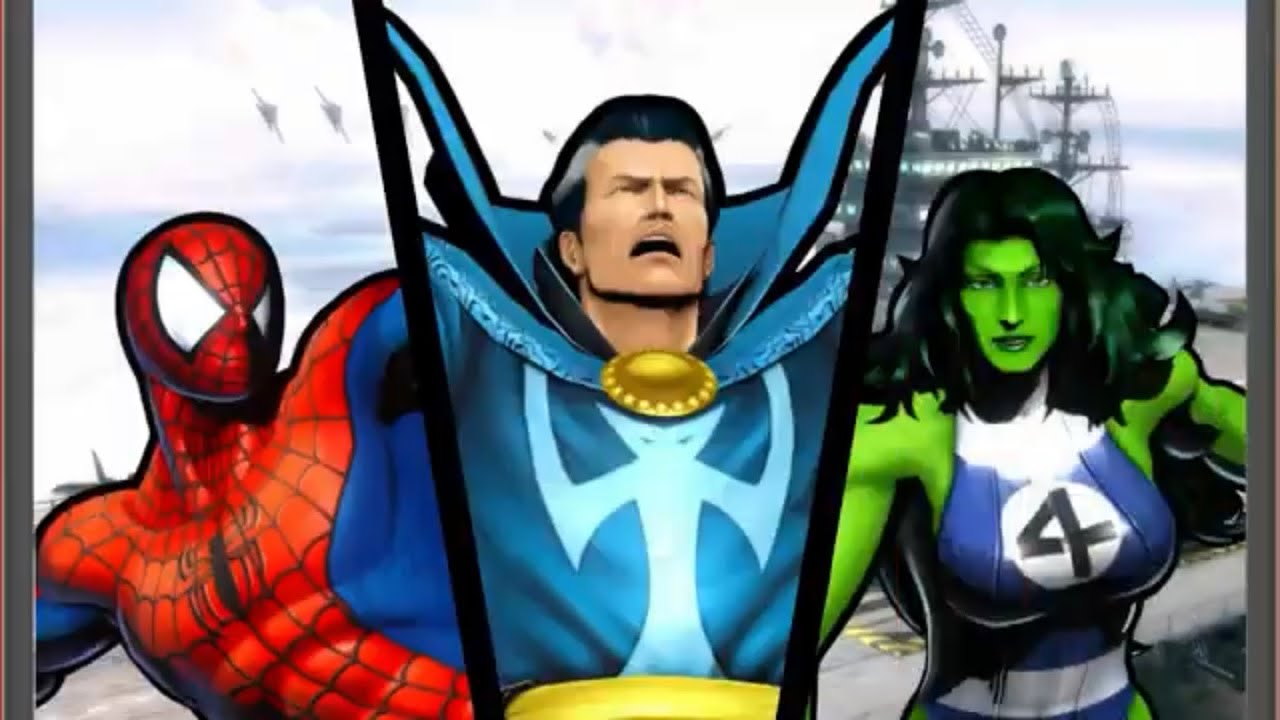 Ultimate Marvel vs Capcom 3: Spider-Man, Doctor Strange, and She-Hulk ...