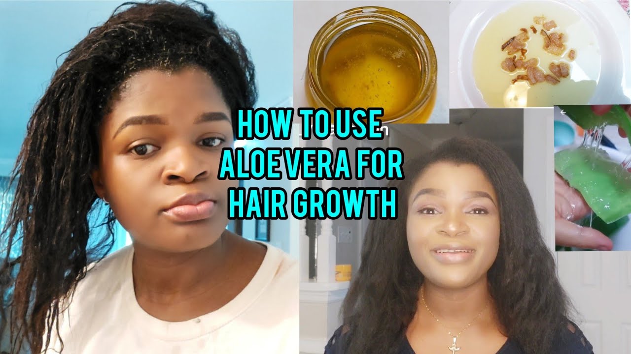 3 WAYS TO USE ALOE VERA For MASSIVE HAIR GROWTH (Grow your edges too ...