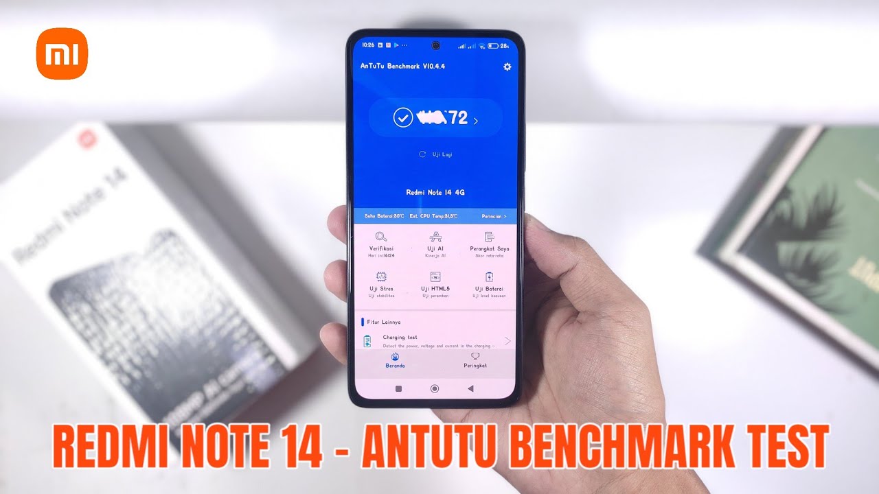 Redmi Note 14 - Antutu benchmark test and result - YouTube